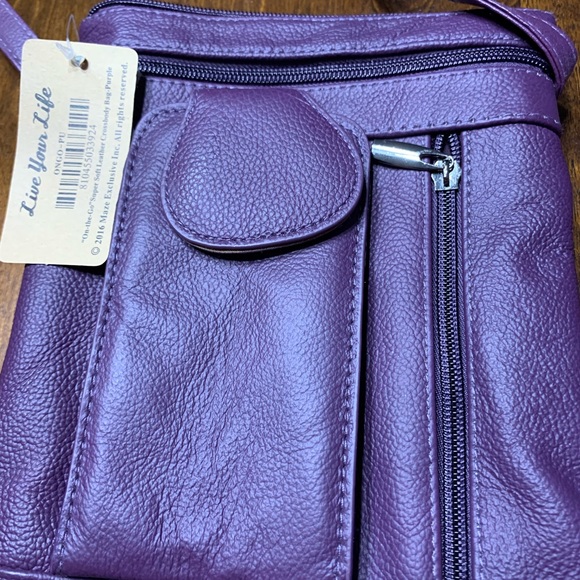Maze | Bags | Nwt Maze Exclusive Leather Crossbody Purse Purple | Poshmark